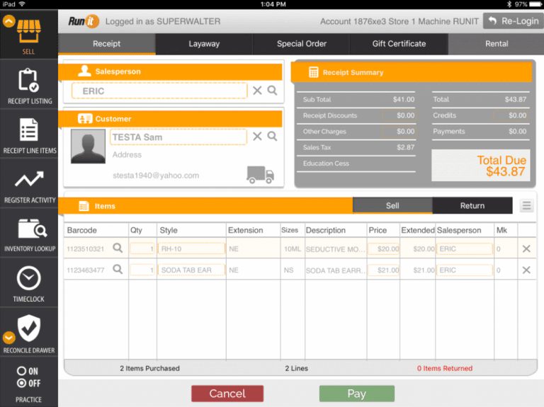 Runit POS Review | Features, Pros & Cons, Pricing